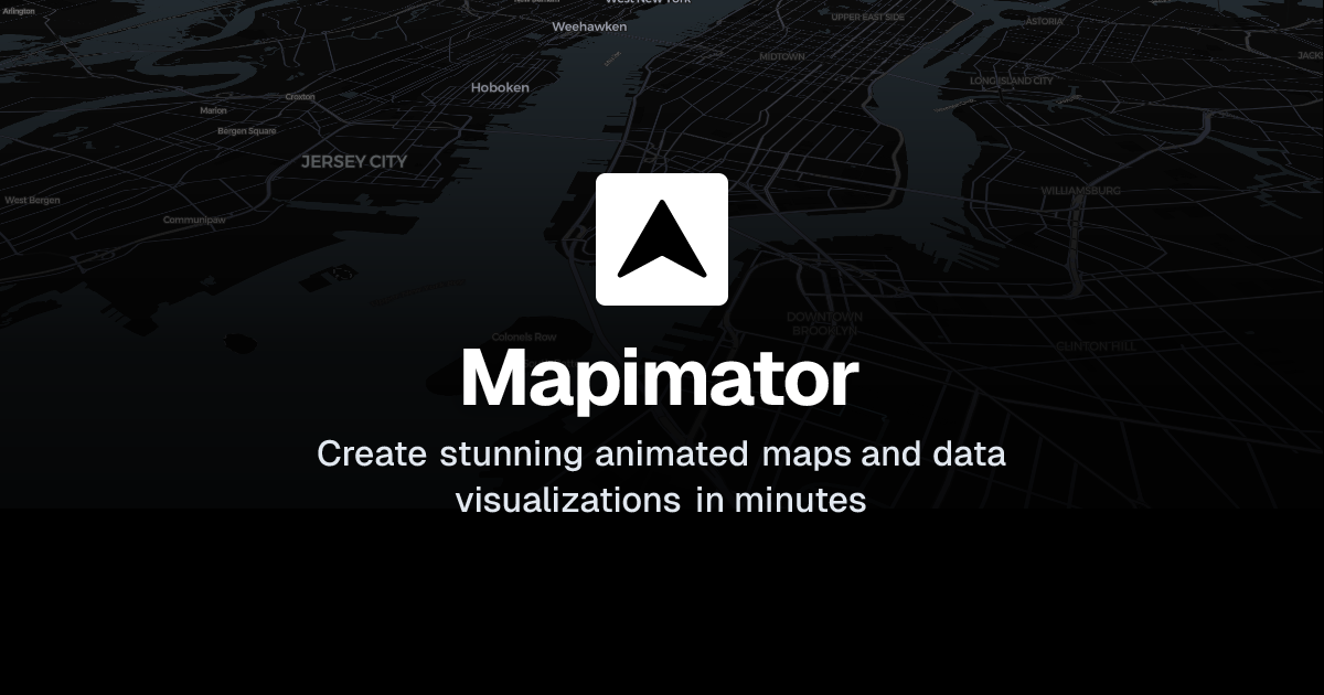 Mapimator – Online Map Animation Tool | Create Animated Maps for YouTube & TikTok | Mapimator